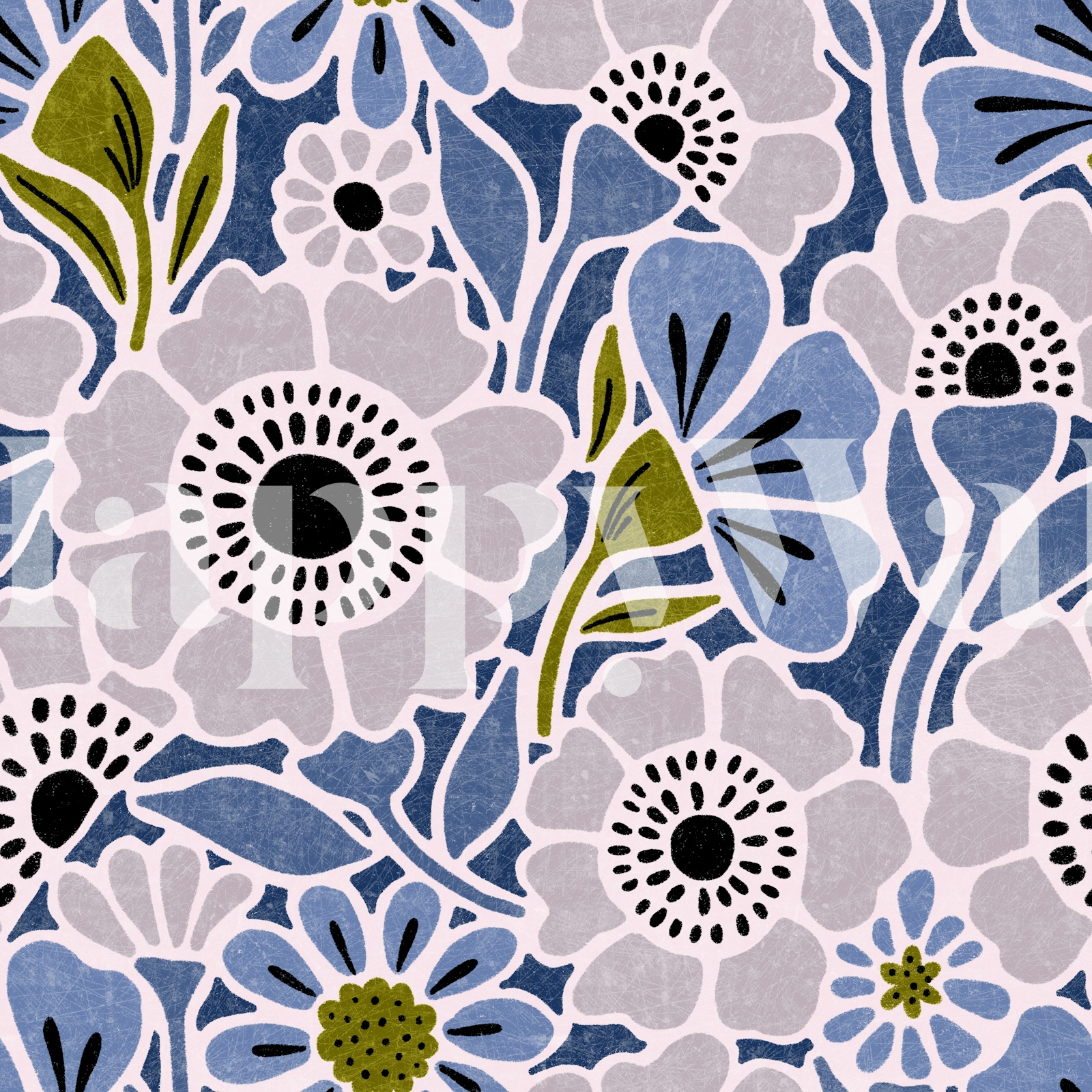Verna - light blue | happywall.com
