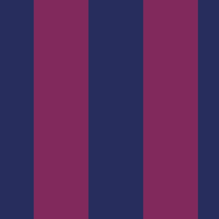 Moody Navy and Plum Stripe Wallpaper