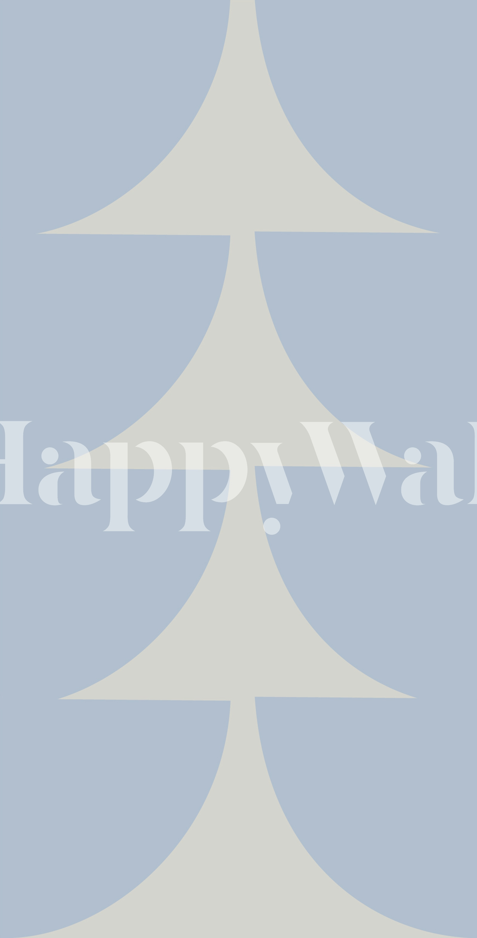 Nordic Blue Tree Art - Happywall.com