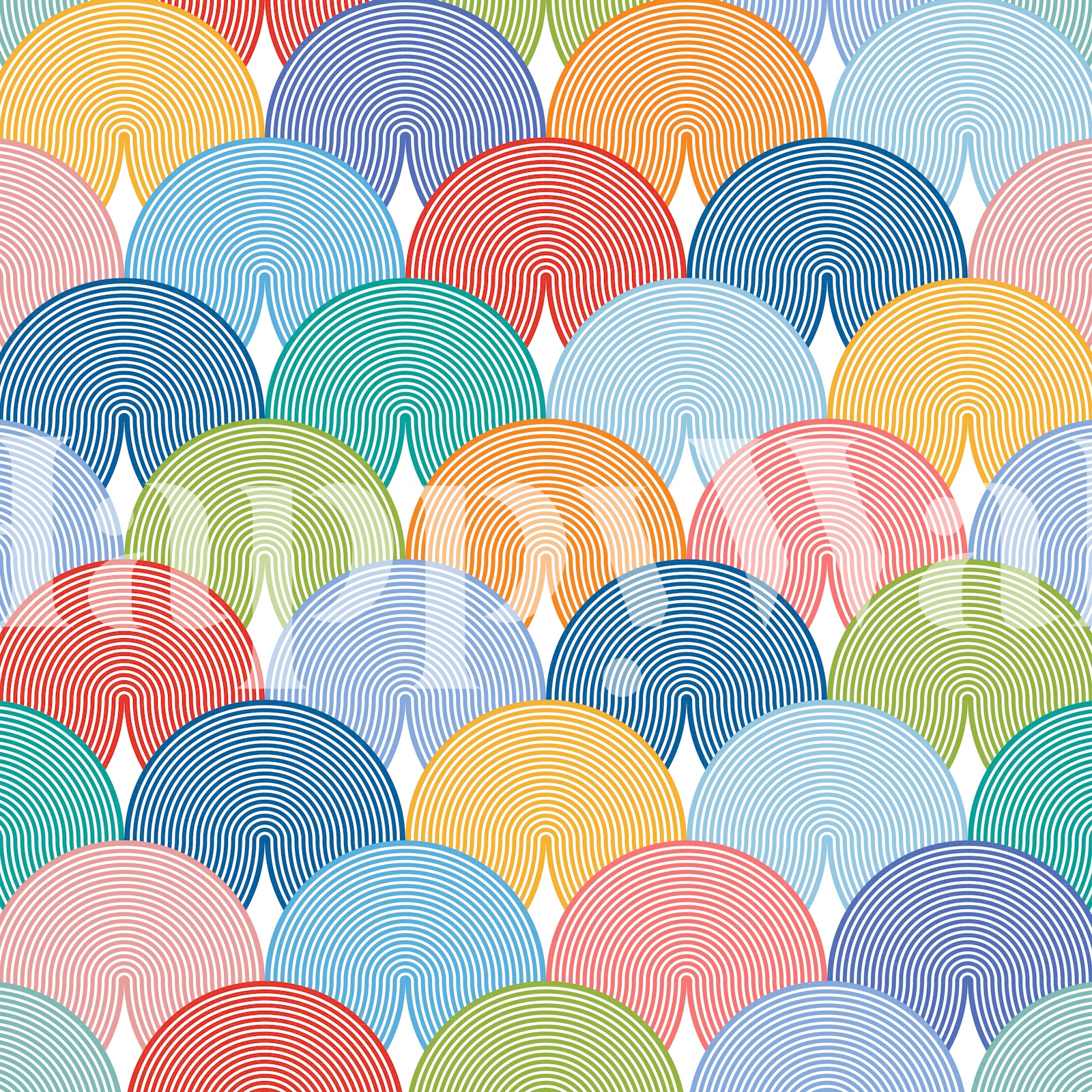 Modern Japanese Scallop Texture WM | happywall.com