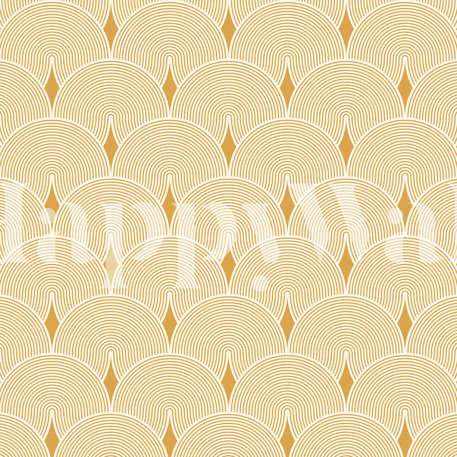 Modern Japanese Scallop Texture Yellow | Happywall.com