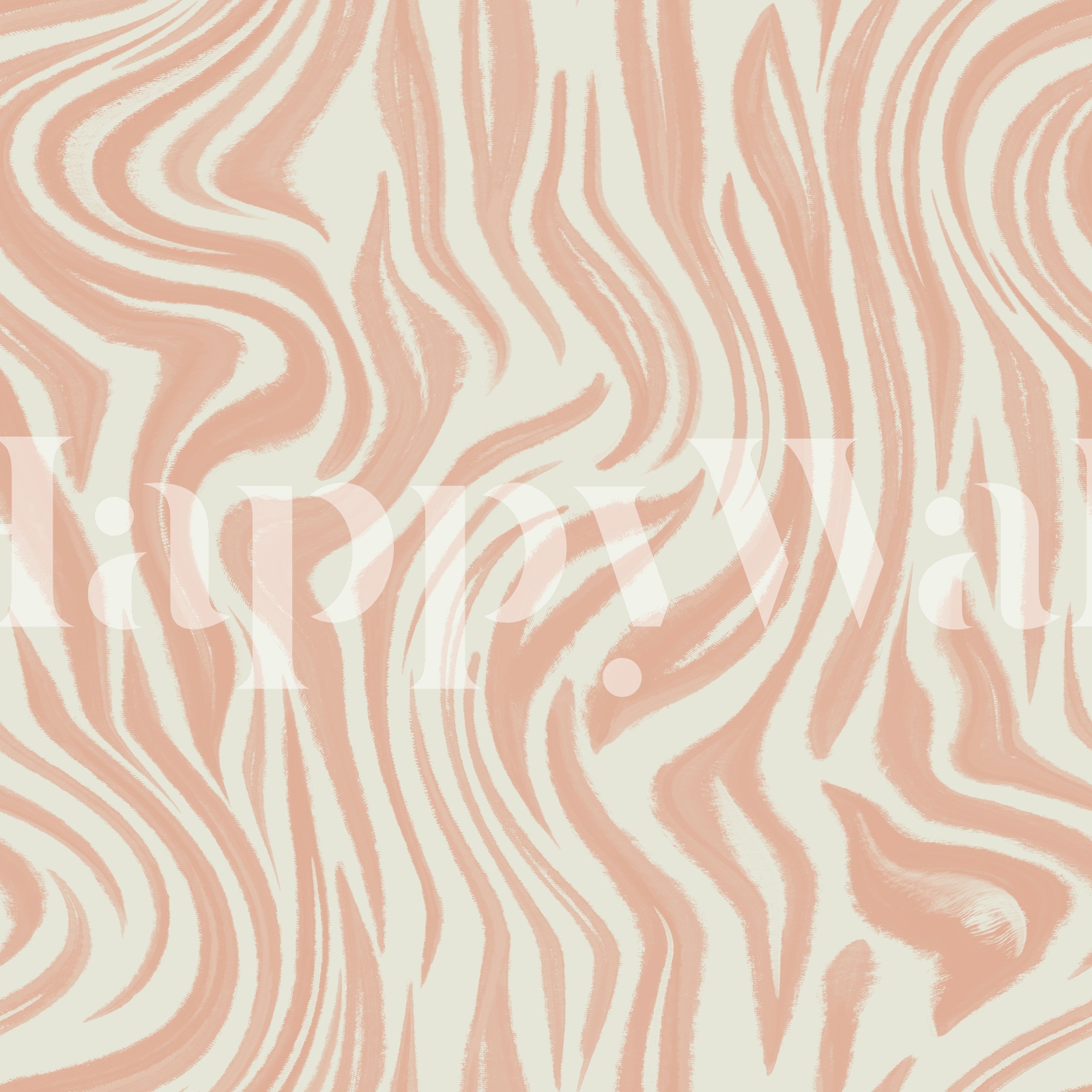Blush Pink Tiger Stripes Wallpaper