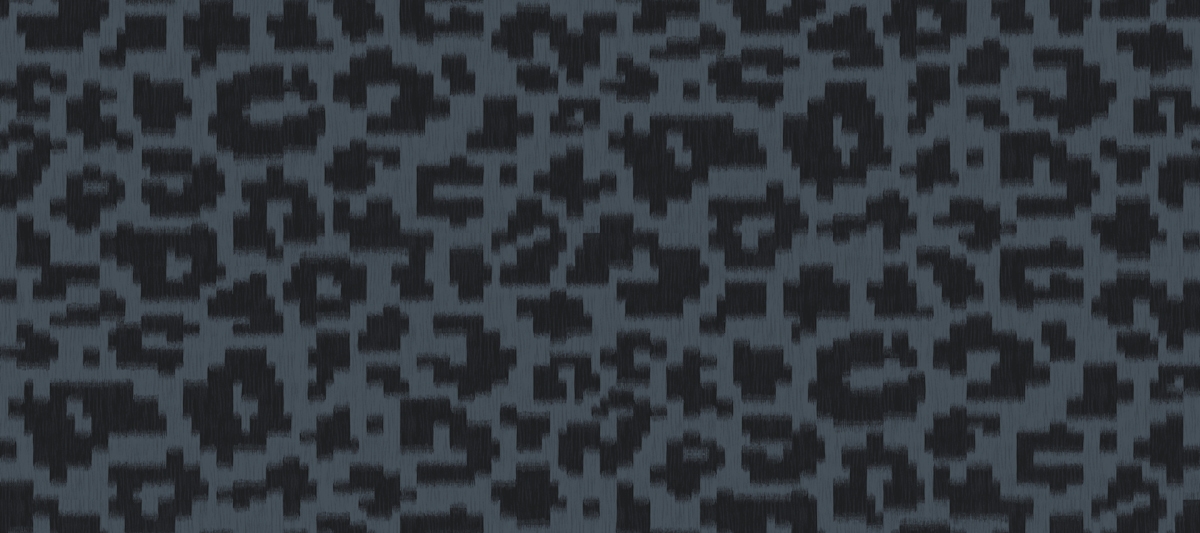Woven Pixel Leopard Wallpaper - Happywall