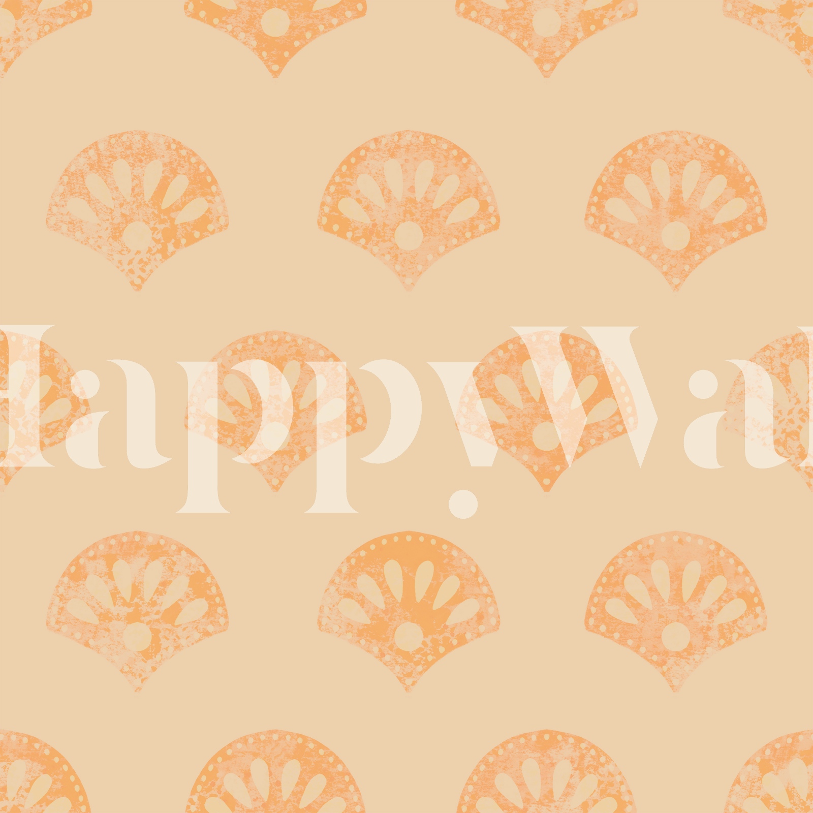 Sunburst Shell Design - Happywall.com