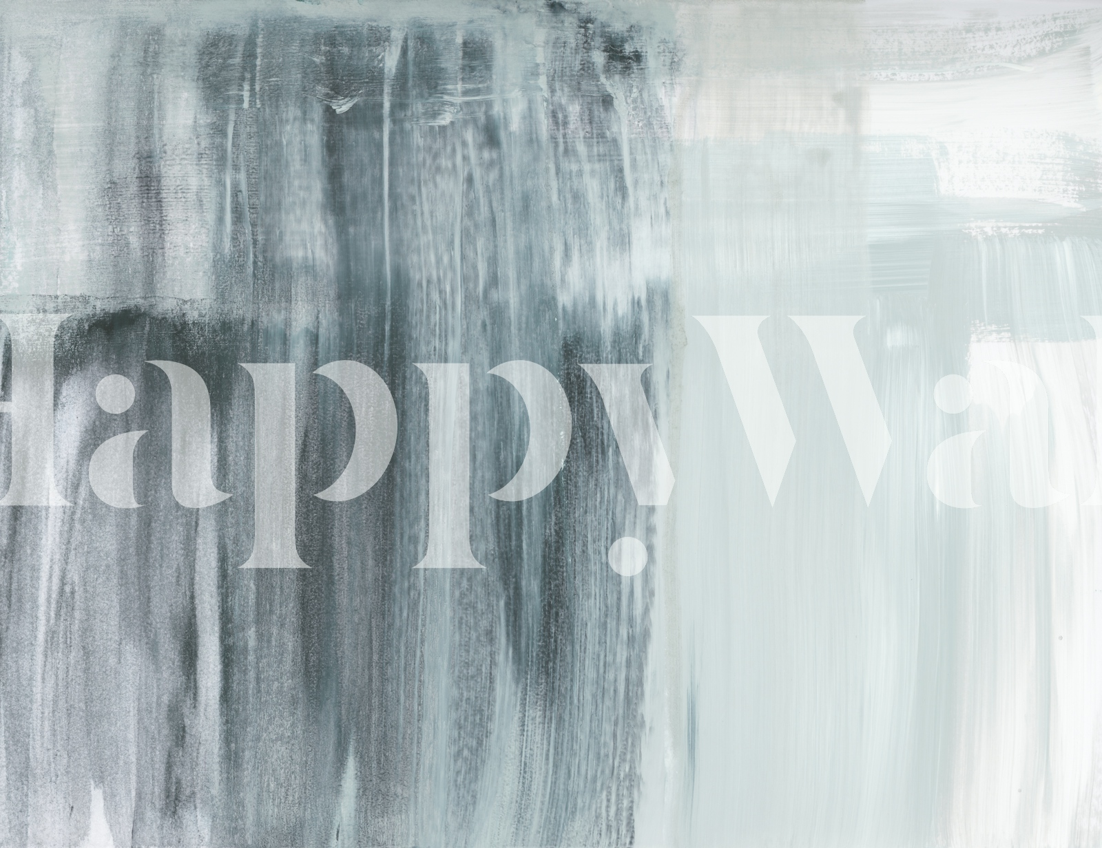 Grey Blue Abstract Brush Stroke Wallpaper
