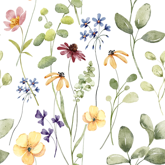 Flower lullaby Wallpaper | happywall.com