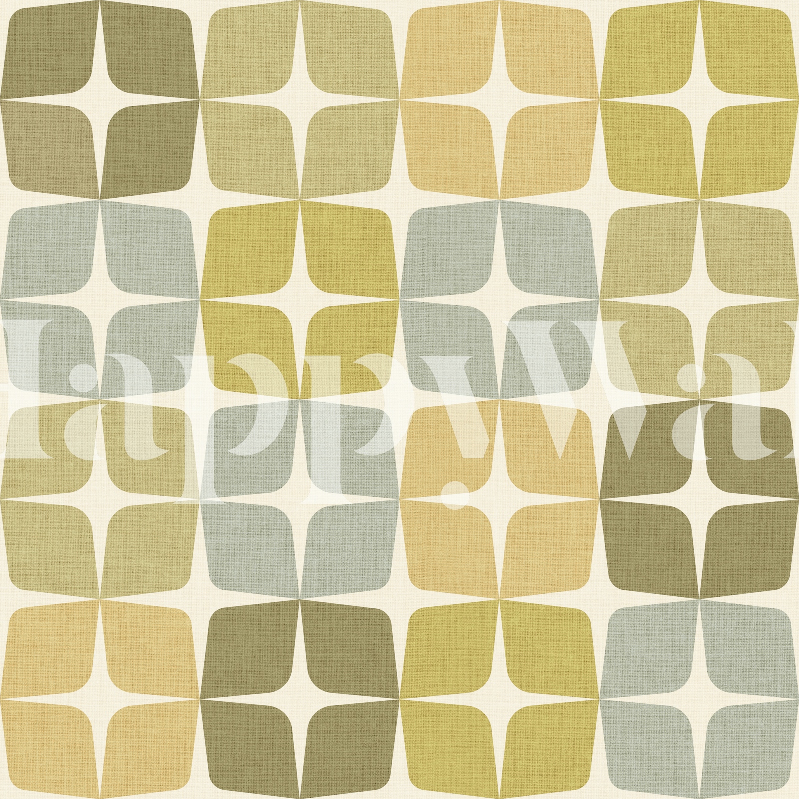 Classic Mid Century Star tiles - Happywall.com