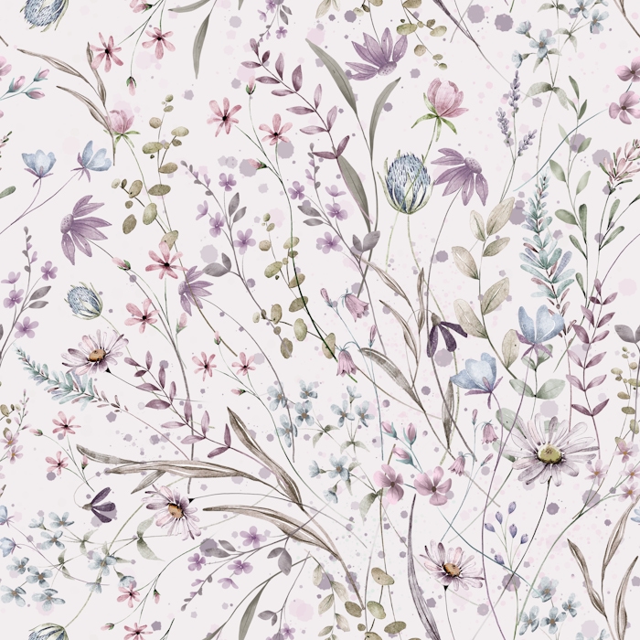 Mauve Flower Delirium Wallpaper - happywall.com