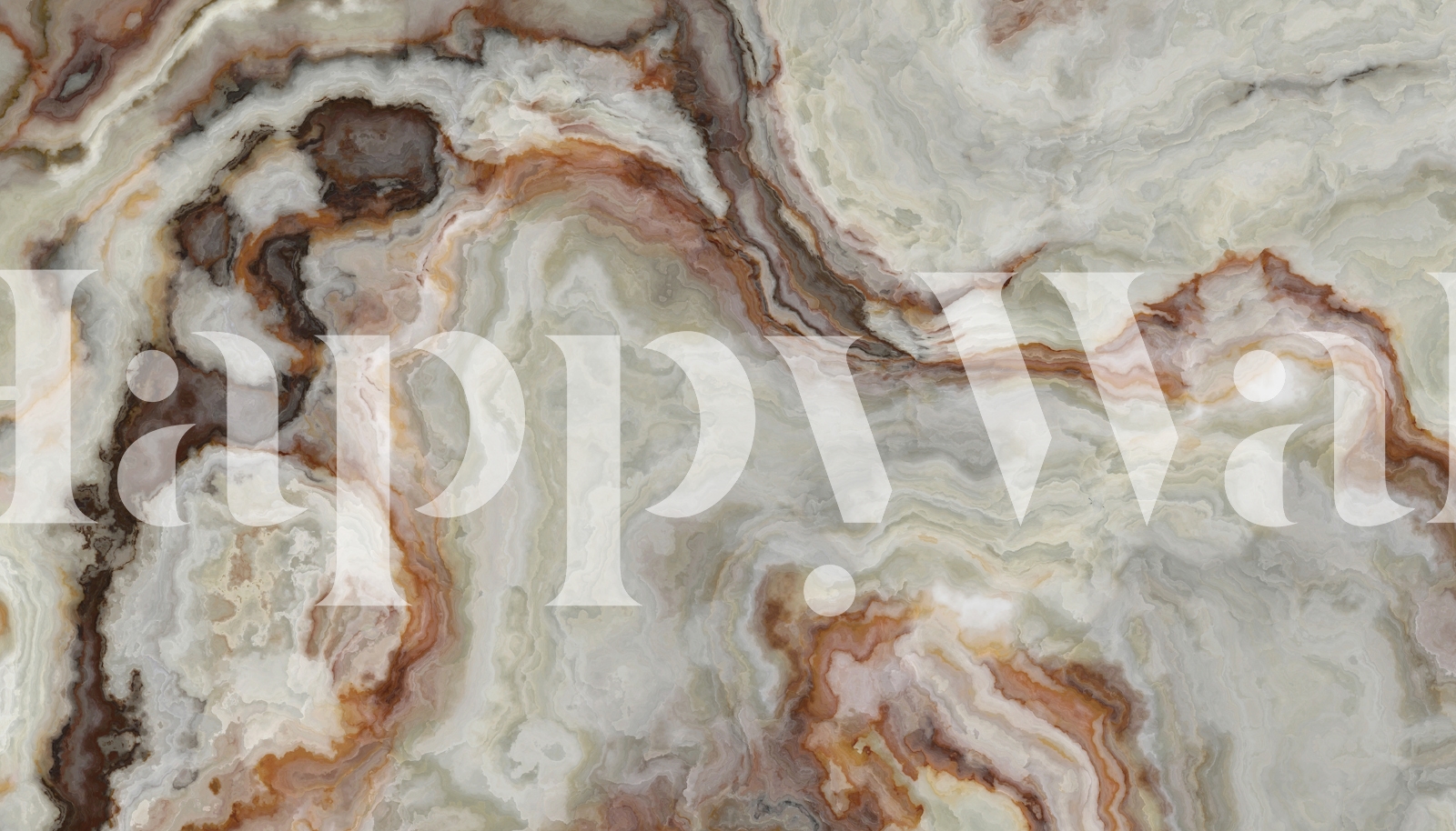 Onyx Veins in Earthy Colors - Happywall