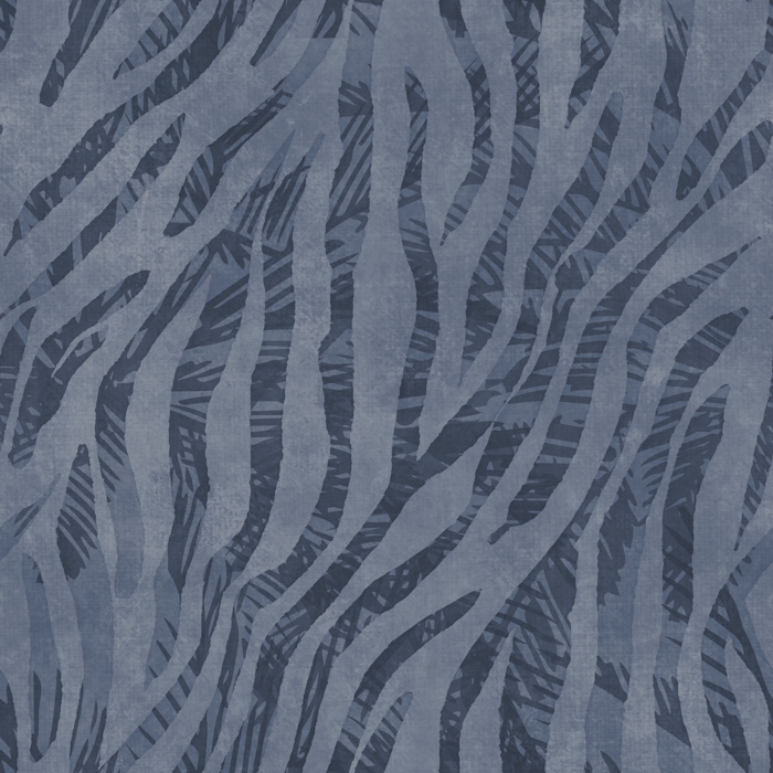 Zebra Stripes & Tropical Palm Fusion - Wallpaper