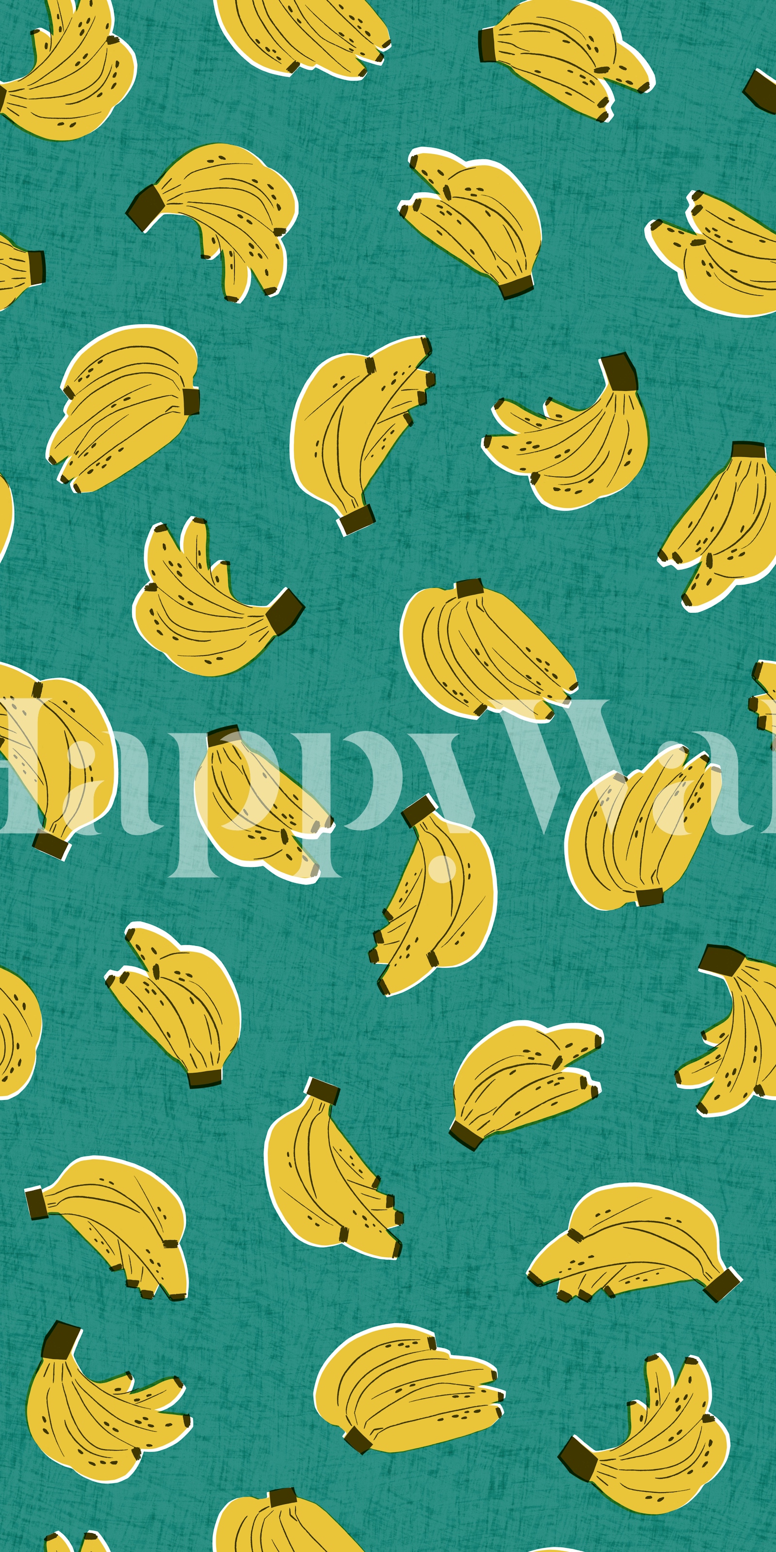 Pop Art Bananas Wallpaper - happywall.com