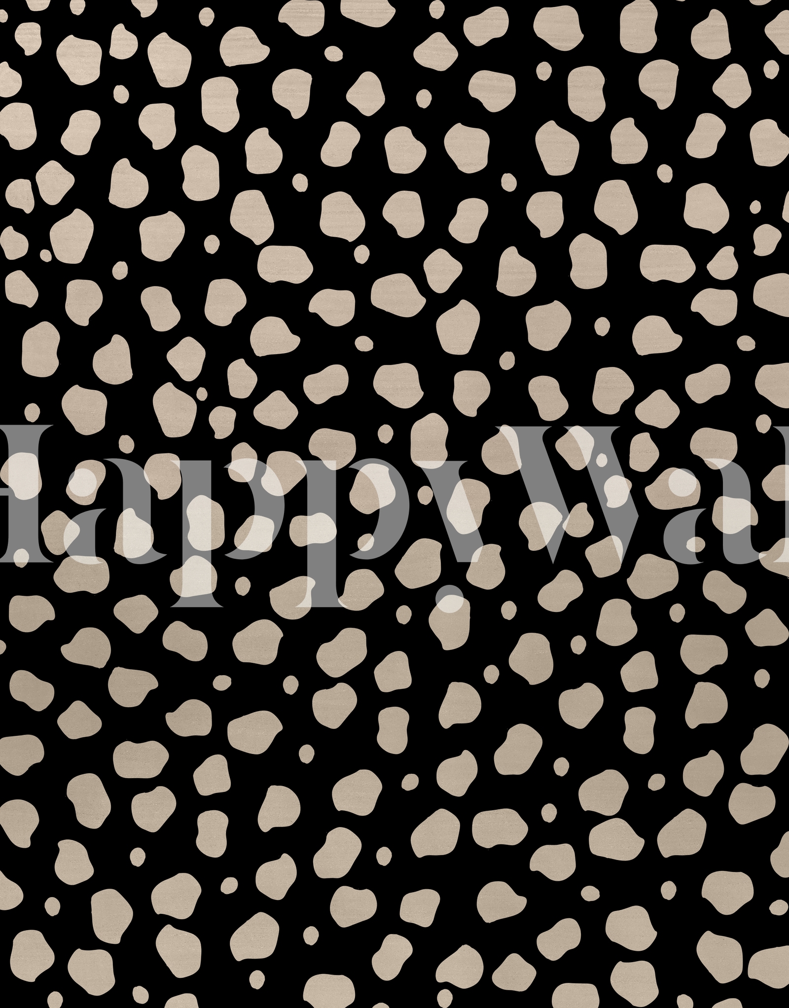 Black Tan Cheetah Print Animal Wallpaper