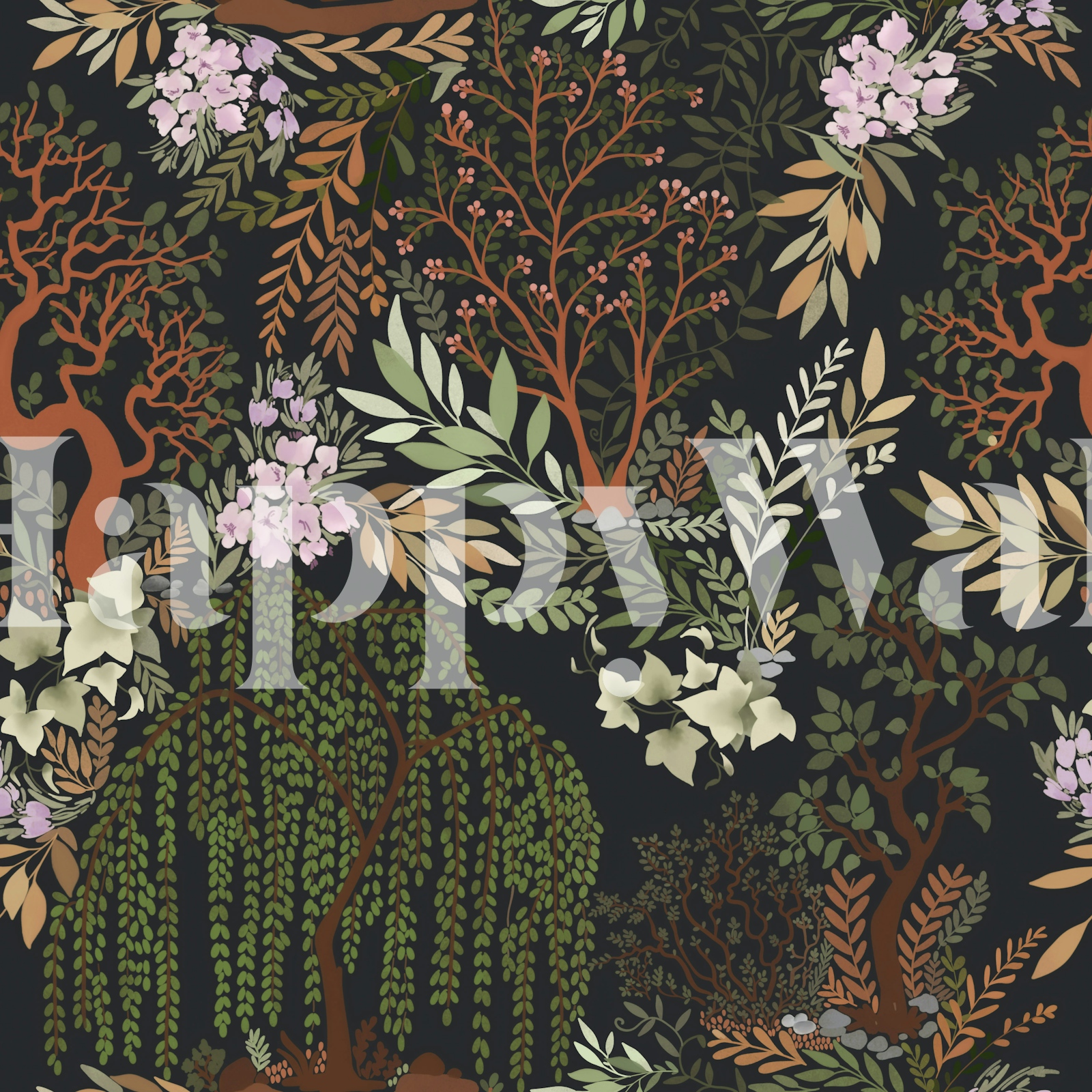 Serene Nature Grove Wallpaper - Happywall.com