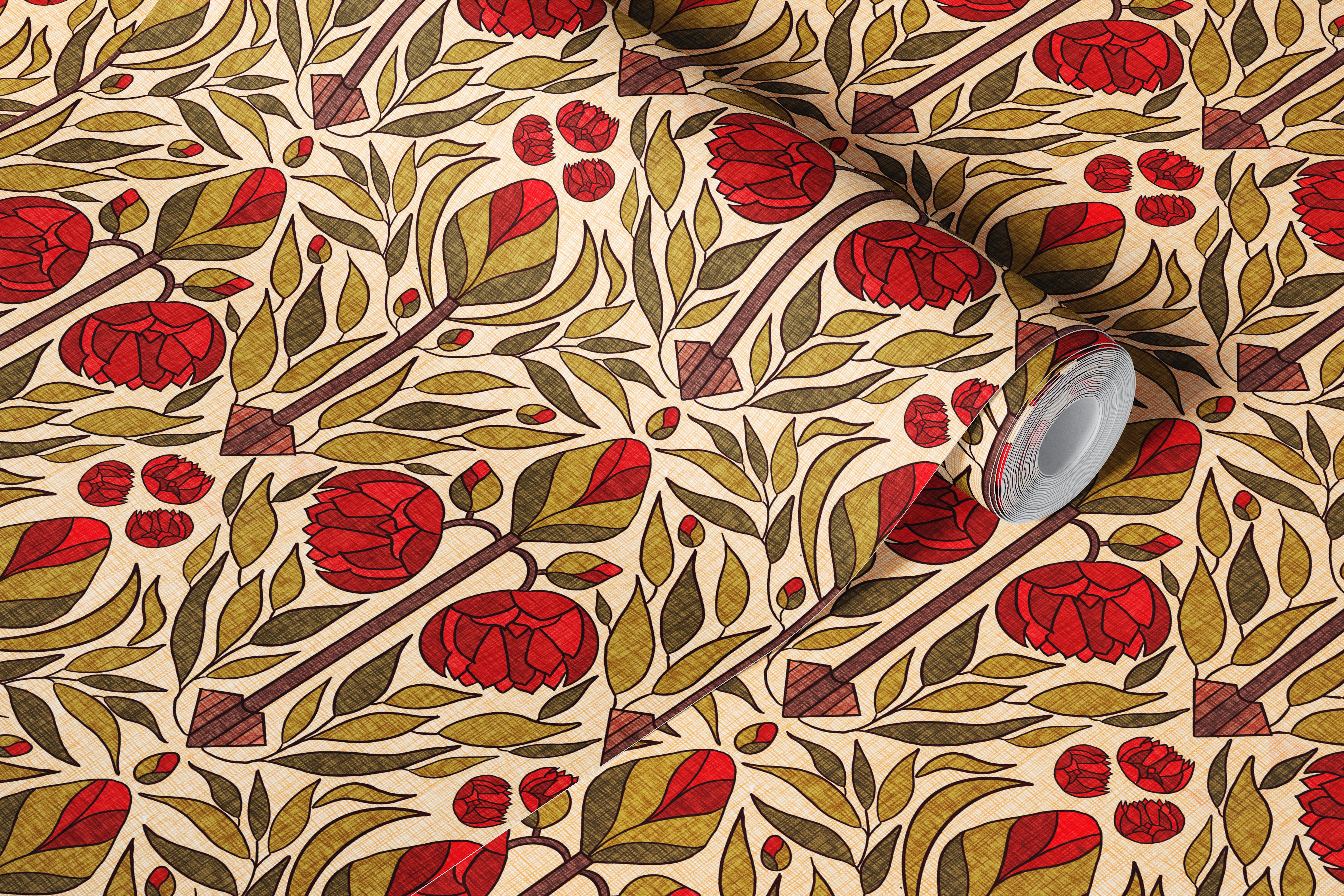 Glasgow Roses Wallpaper - Happywall.com