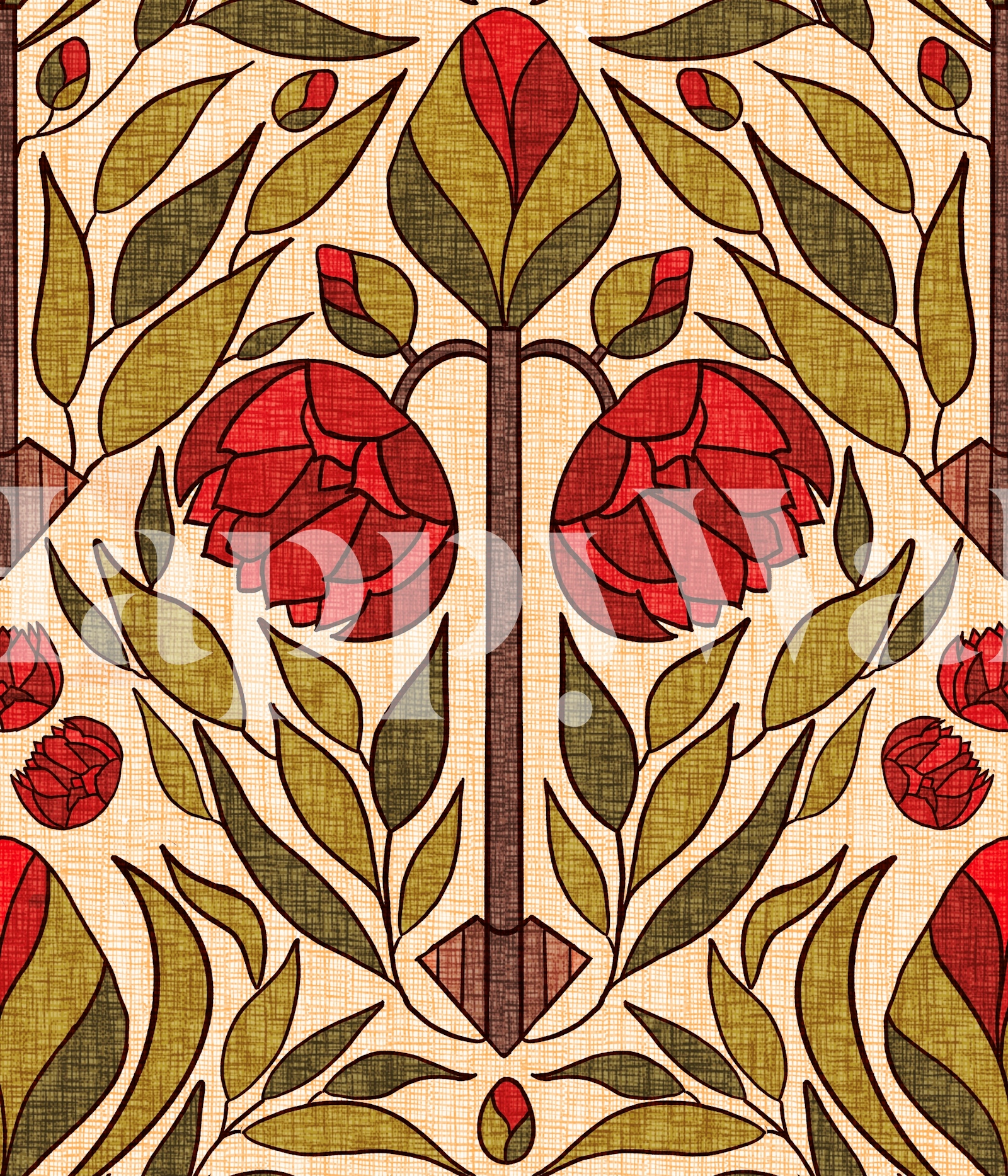 Glasgow Roses Wallpaper - Happywall.com