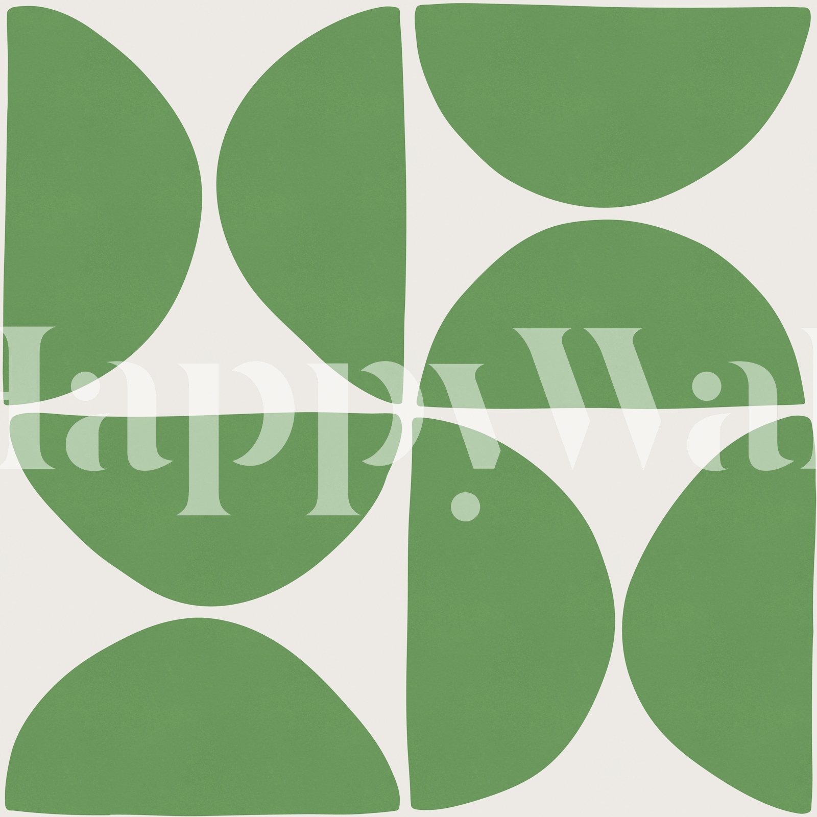 Retro Mod Circles Scandi Shapes - Happywall