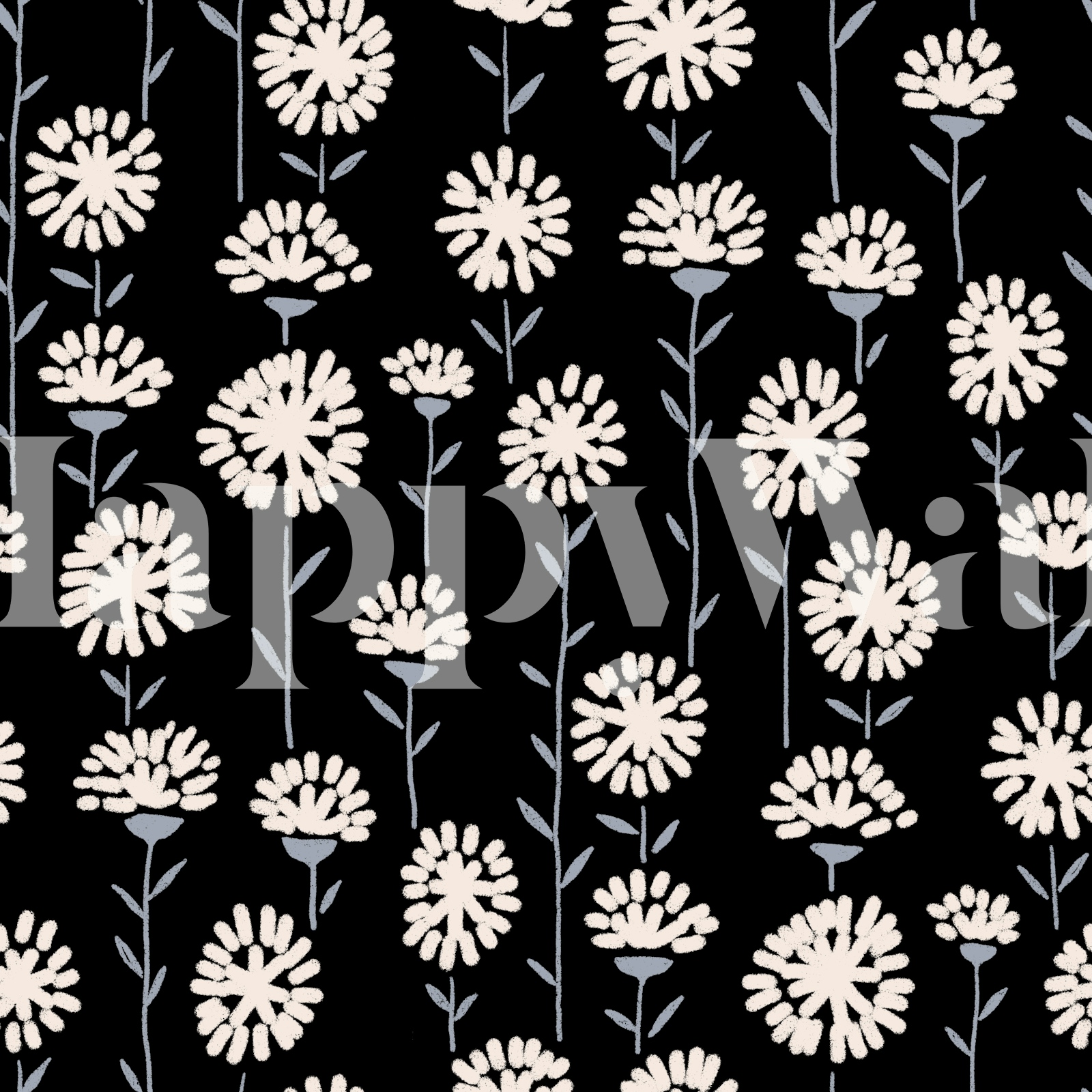 Alexis - dark tapete | Happywall