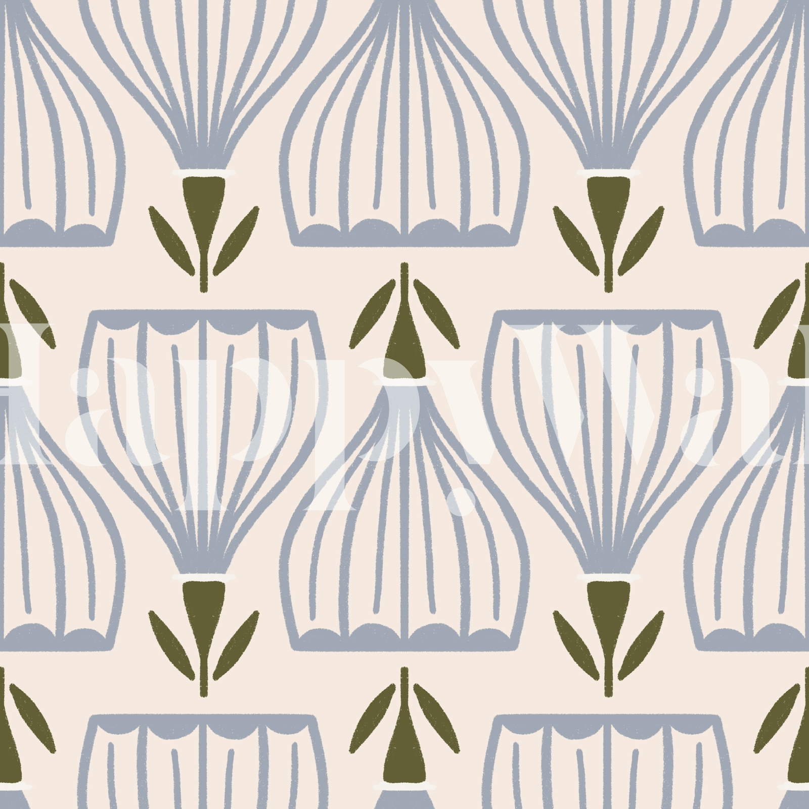 Evelyn - beige Wallpaper | happywall.com
