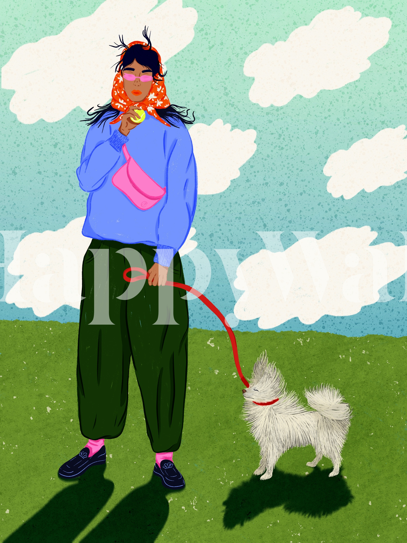 Time to go for a windy walk - Happywall