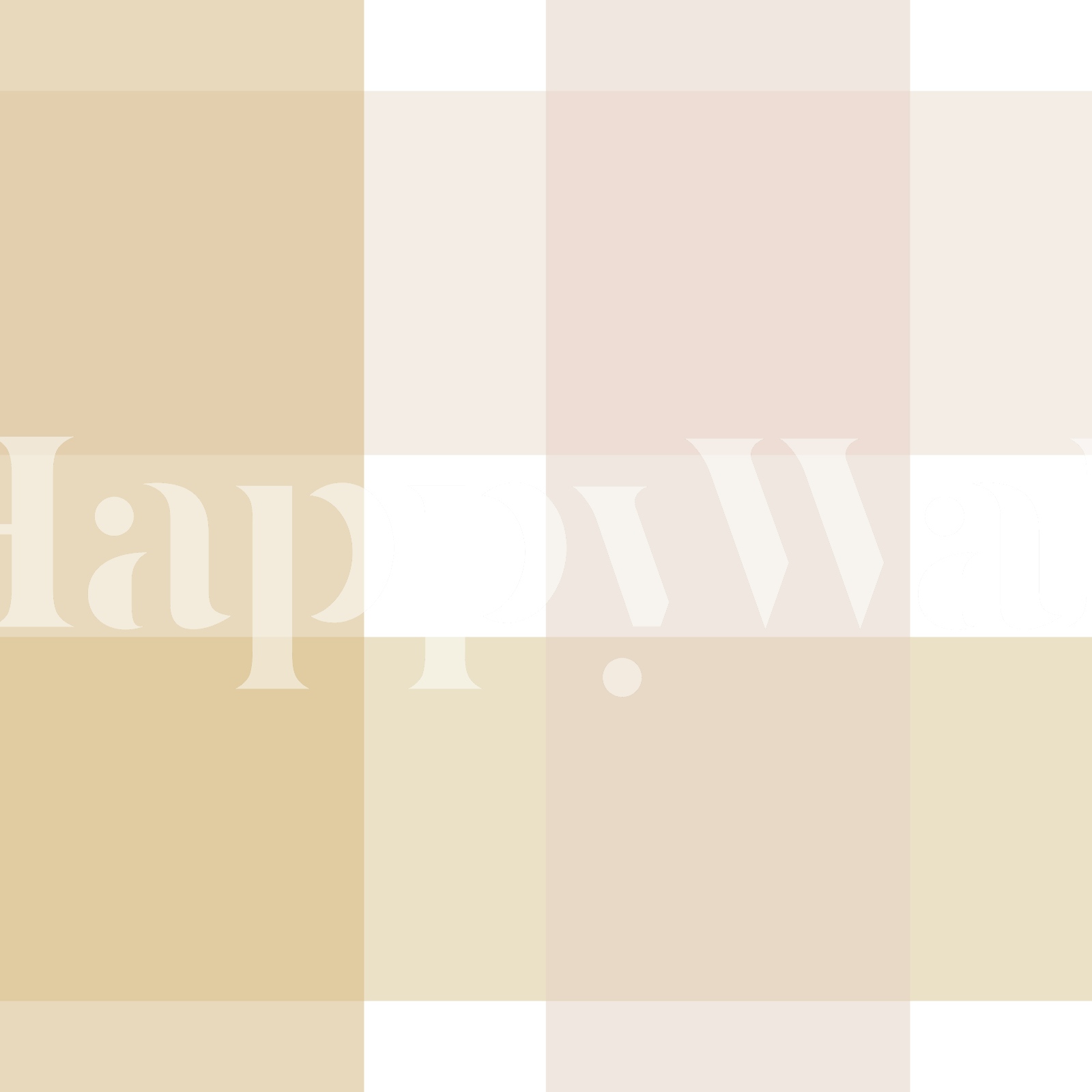 Rustic Plaid Soft Mustard Wallpaper | happywall.com