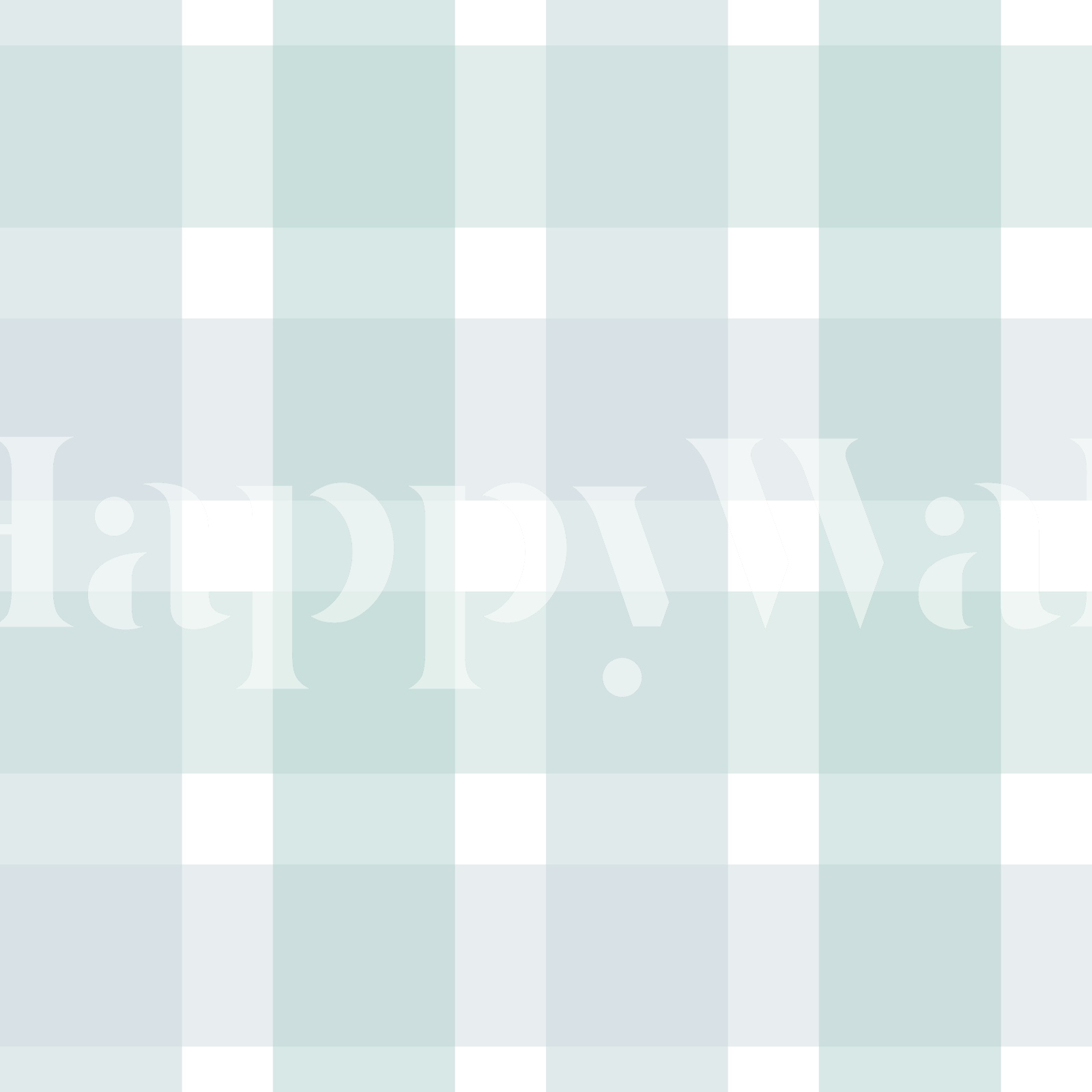 Rustic Plaid Geyser Blue and Aqua Checkers Wallpaper