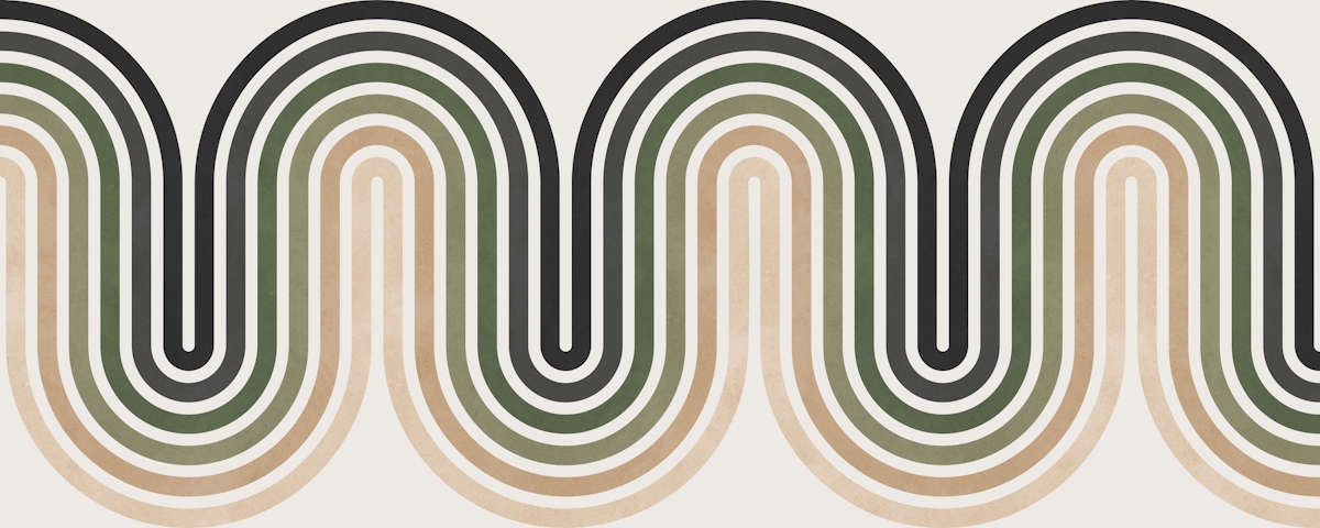 Vintage Curve Design Wallpaper - Happywall