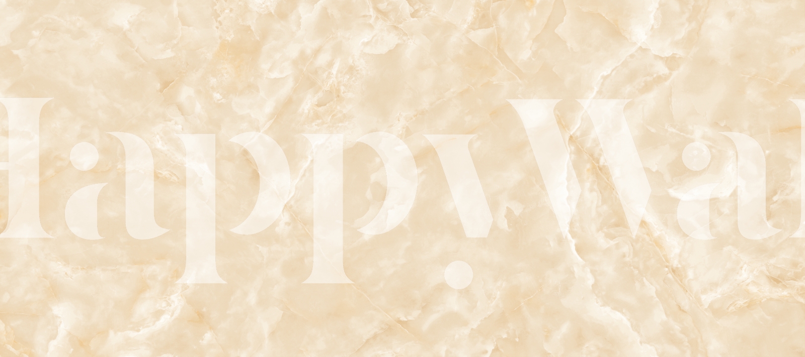 Beige Cloud Onyx Tile papiers peint | Happywall