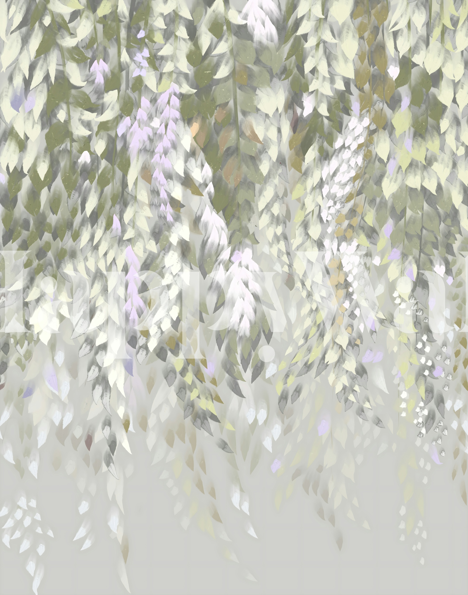 Botanical Vines Leafy Wallpaper