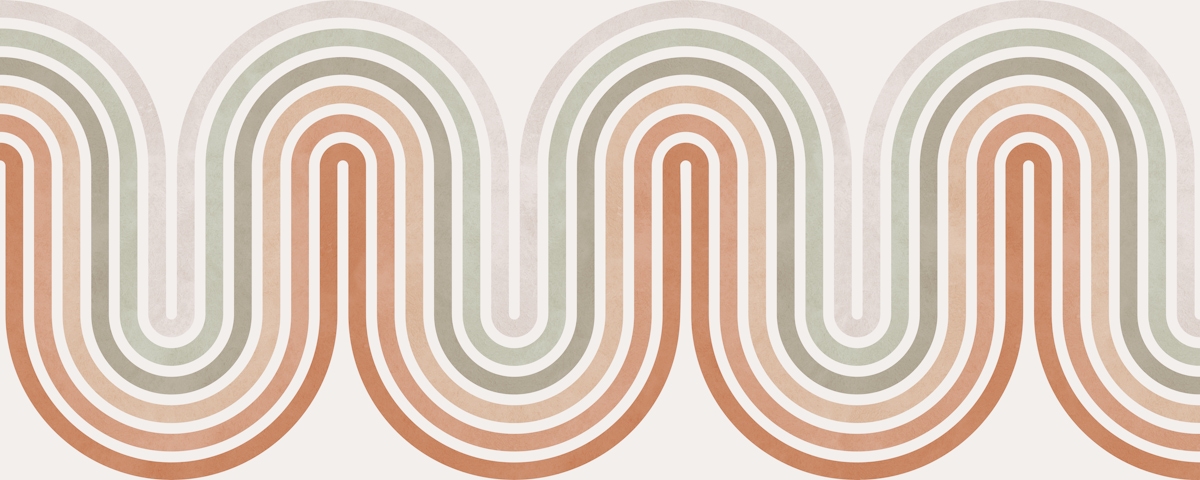 Retro Wave Harmony Wallpaper | happywall.com