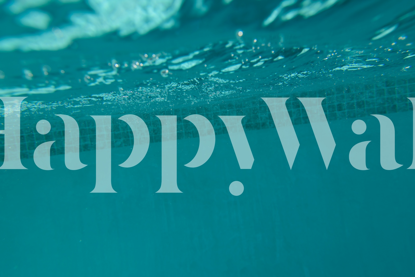 Underwater Pool Glam 2 Wallpaper