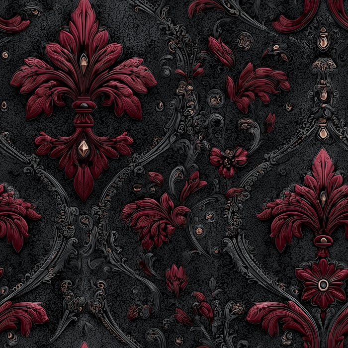Baroque Velvet Bloom | Happywall