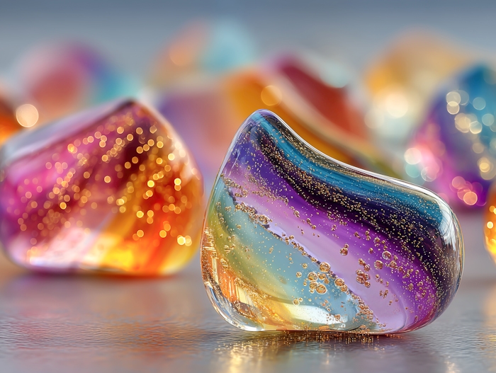 Colorful Glass Marble Wallpaper
