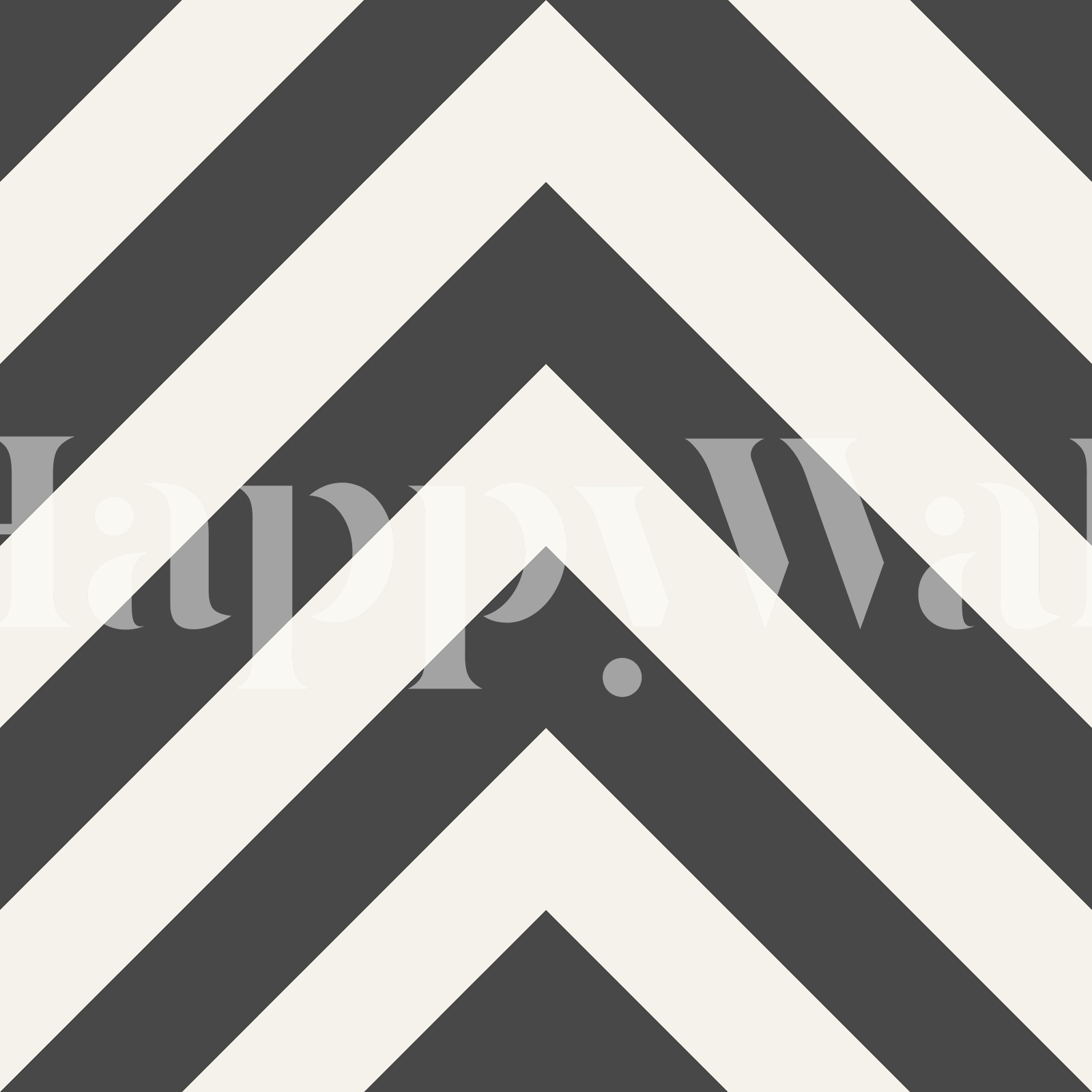 Black and White Zig Zag Chevron Stripe Wallpaper