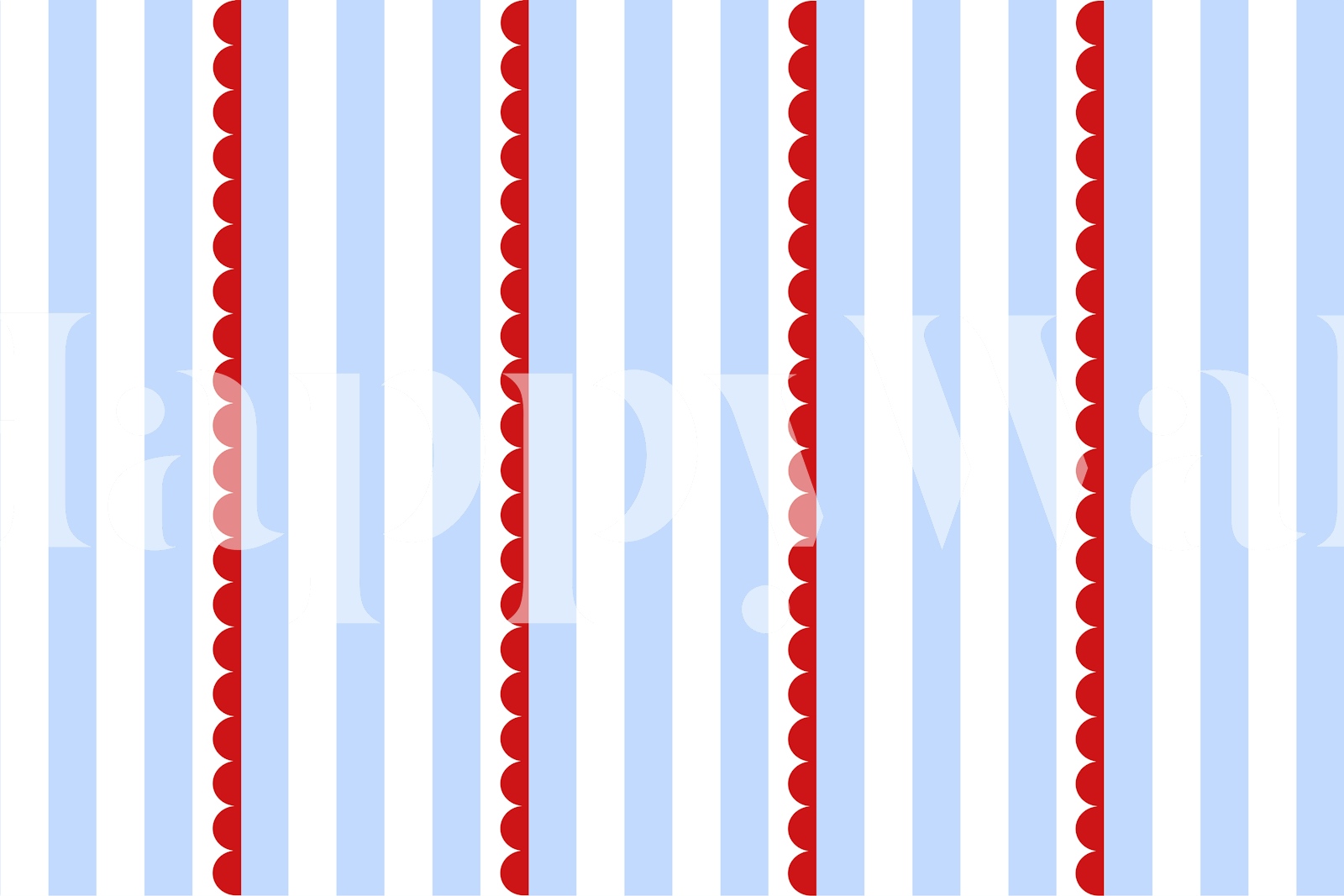 Blue and Red Striped Wallpaper