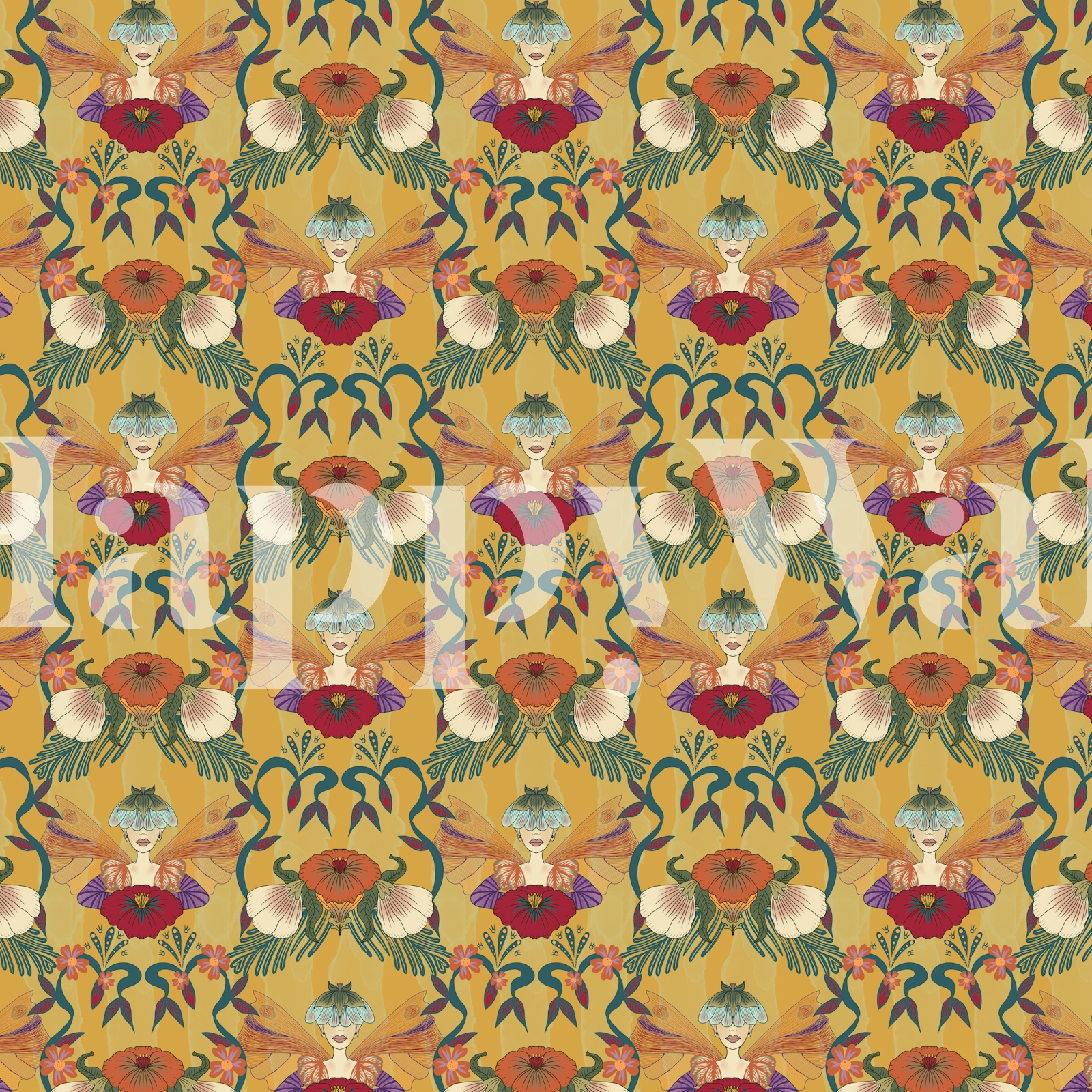Peek a Boo Pixie Wallpaper - Happywall.com