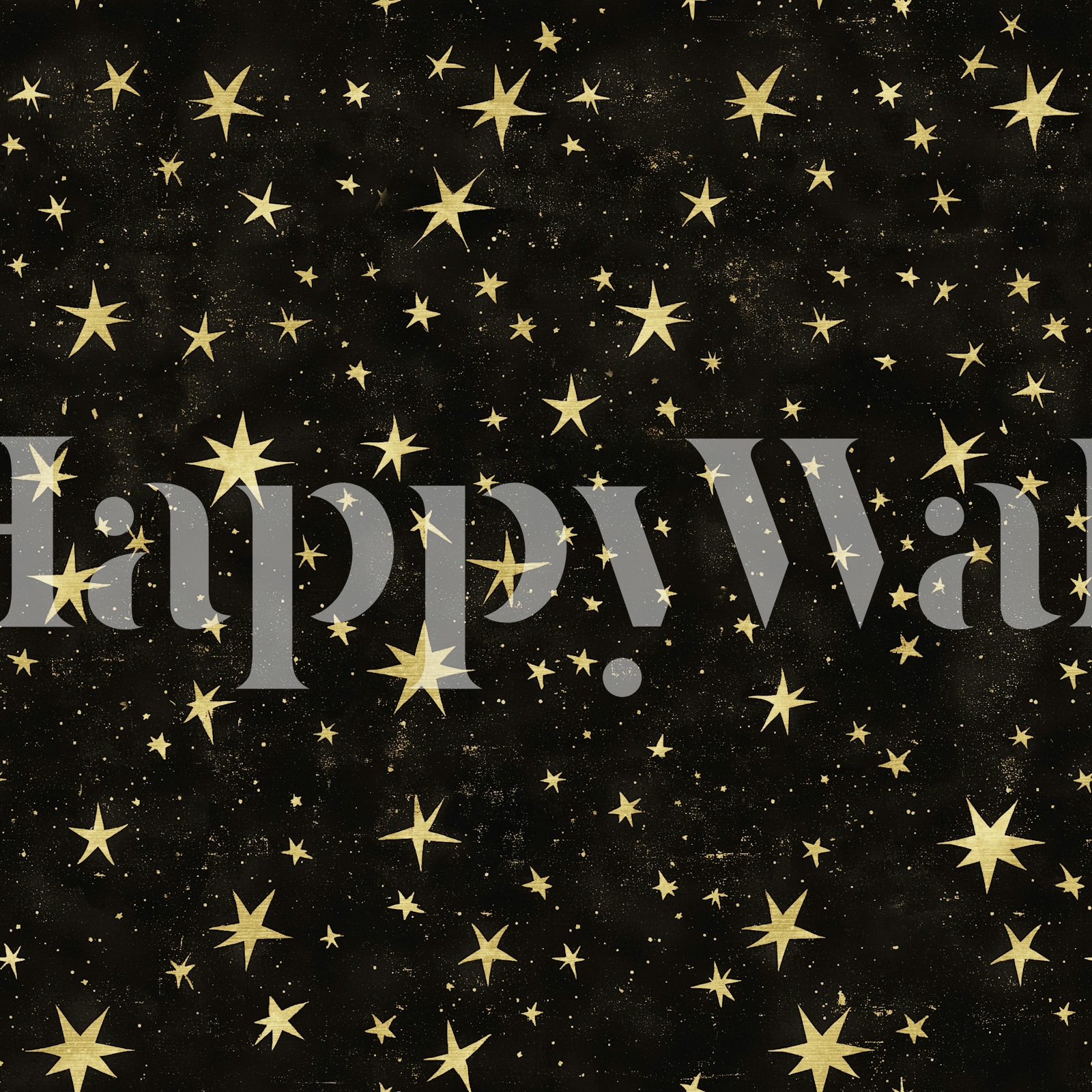 Gold Starry Night Wallpaper