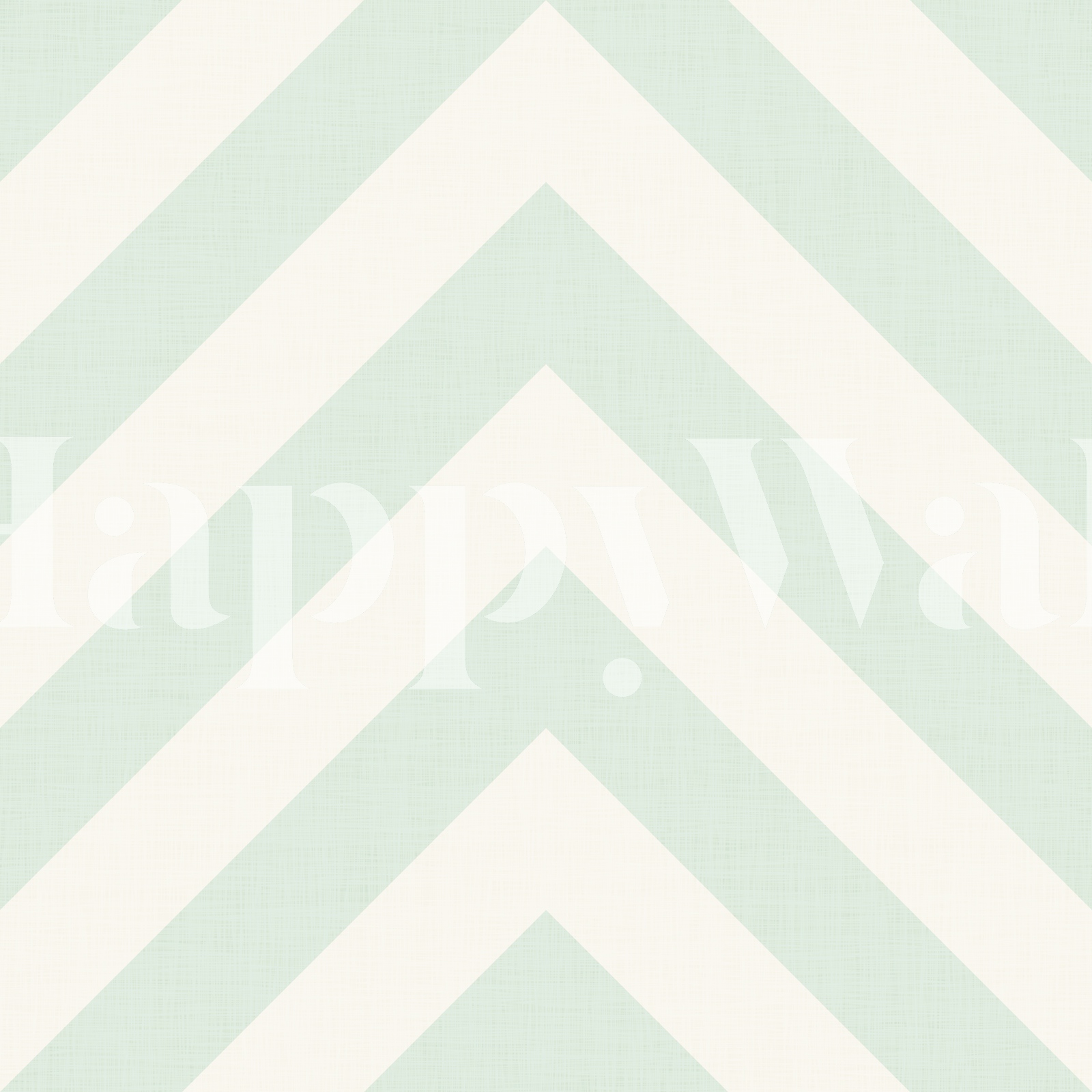Mint Green Chevron Stripe Wallpaper