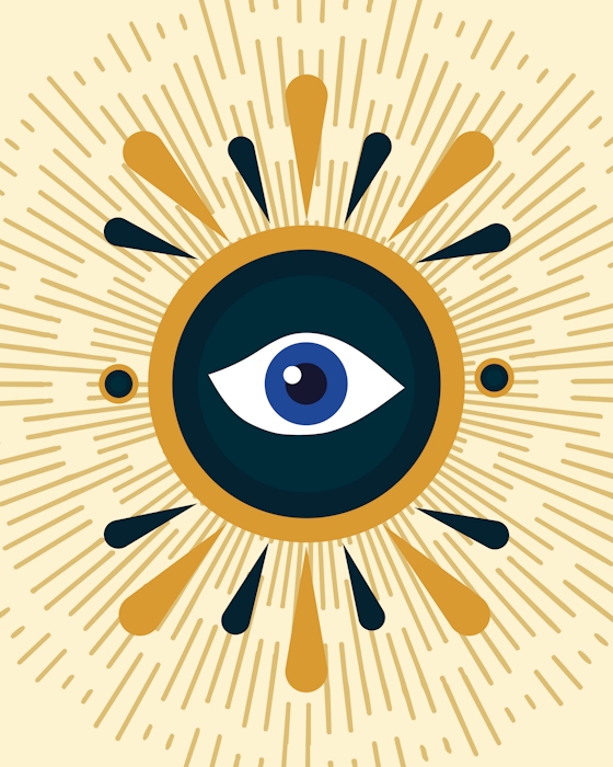 Mystical Eye Wallpaper for Modern Decor