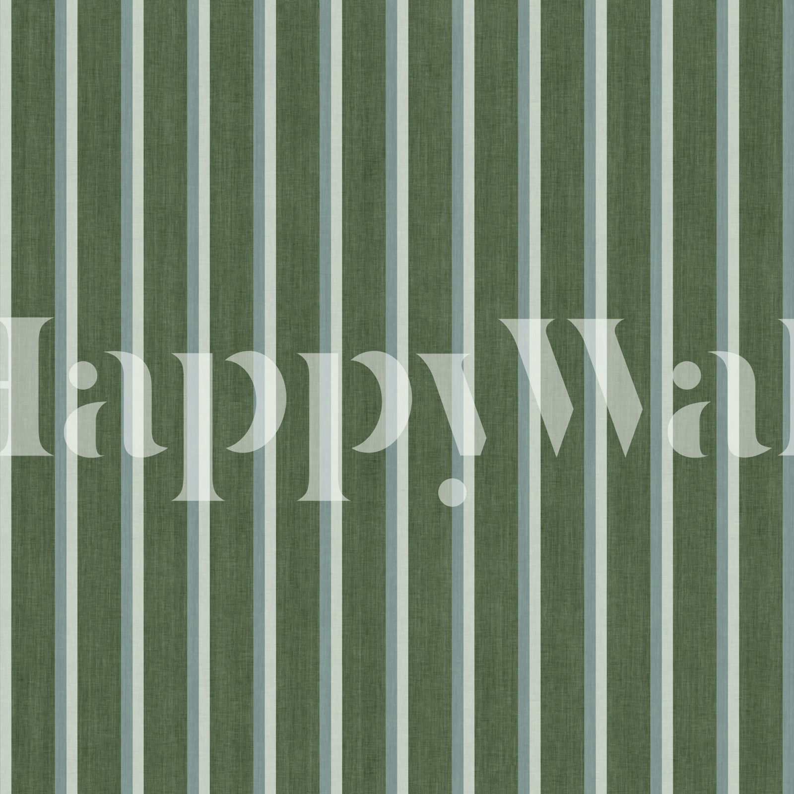 Green Striped Wallpaper for Modern Decor