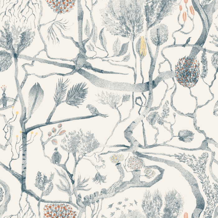 Natural Brushwood Tree Wallpaper
