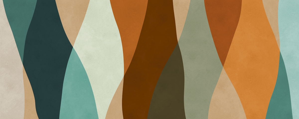 Retro Wave Abstract Colorful Wallpaper