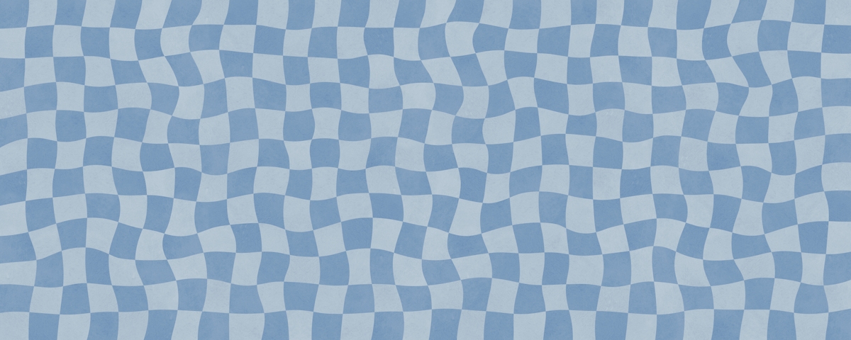 Blue Wavy Grid Wallpaper | Happywall.com