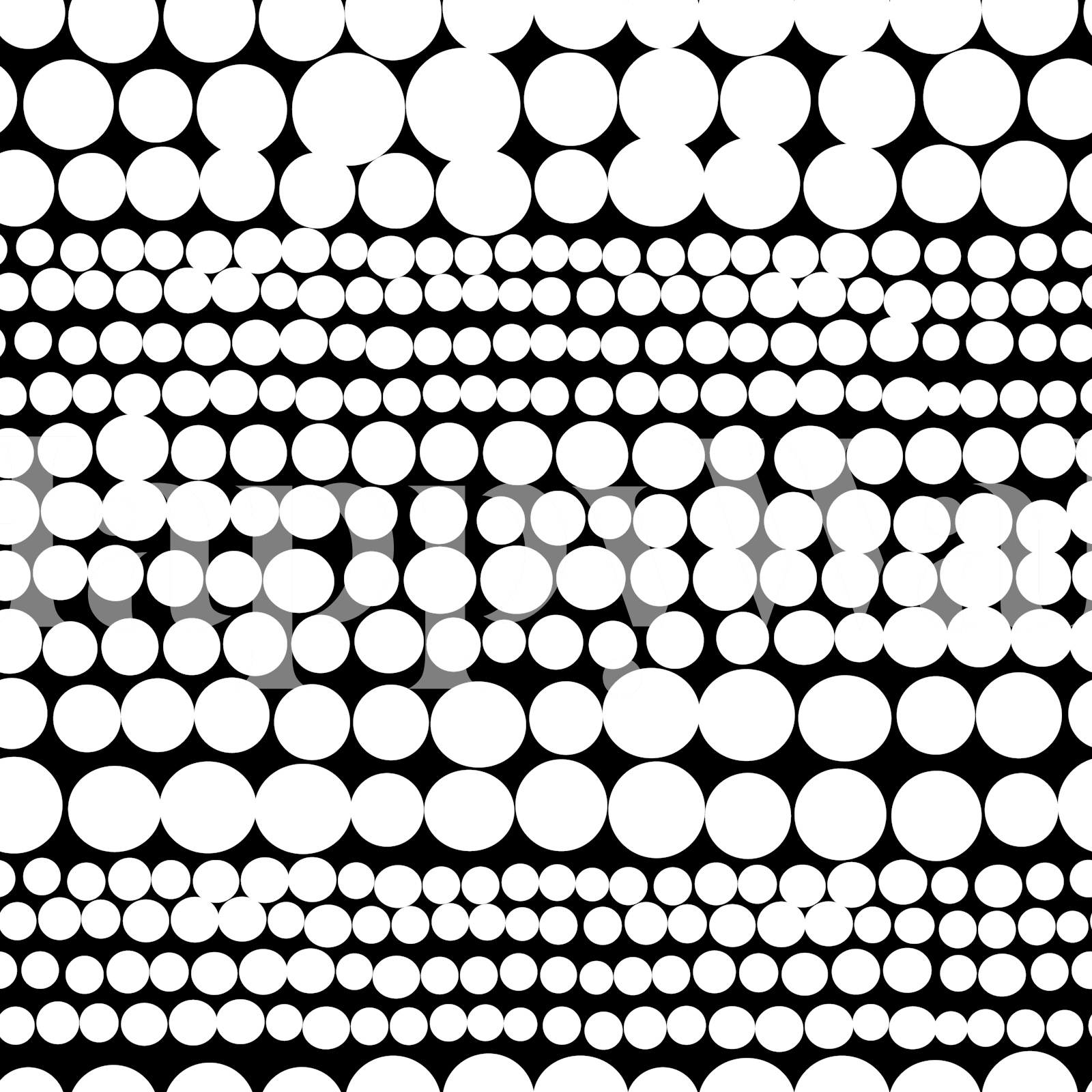 Black and White Patterned Dot Matrix Wallpaper