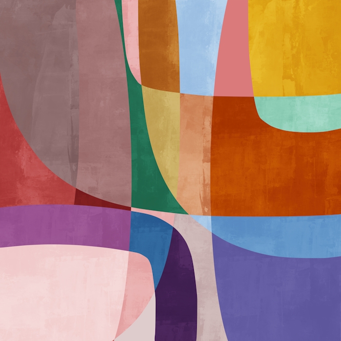 Colorful Abstract Modern Wall Mural Wallpaper