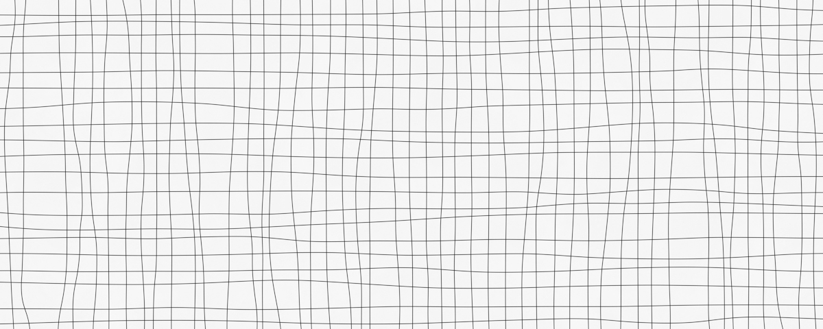 Minimalist Wavy Grid Black and White Wallpaper
