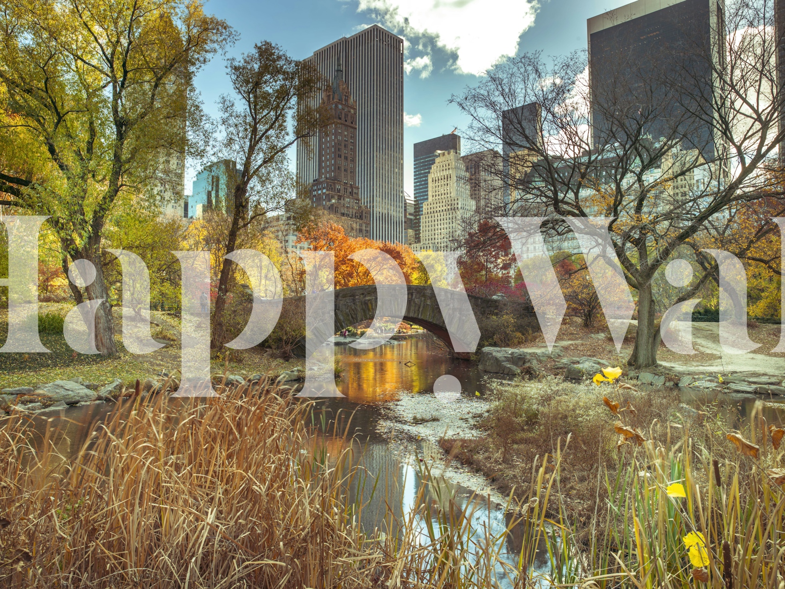 Autumn Landscape City Wallpaper