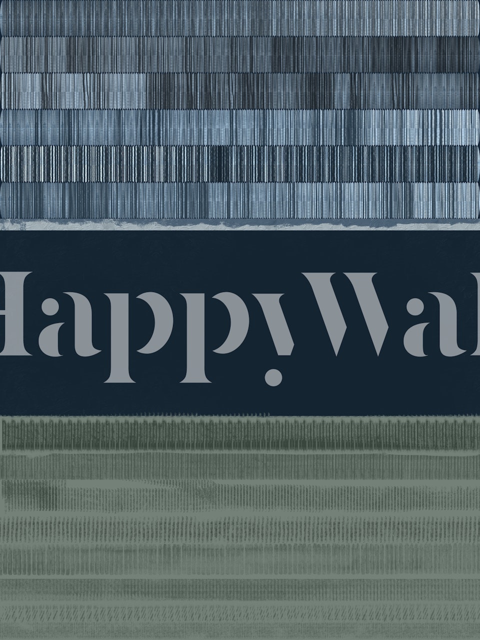 Abstract Blue Line Wallpaper - Buy Online | Happywall