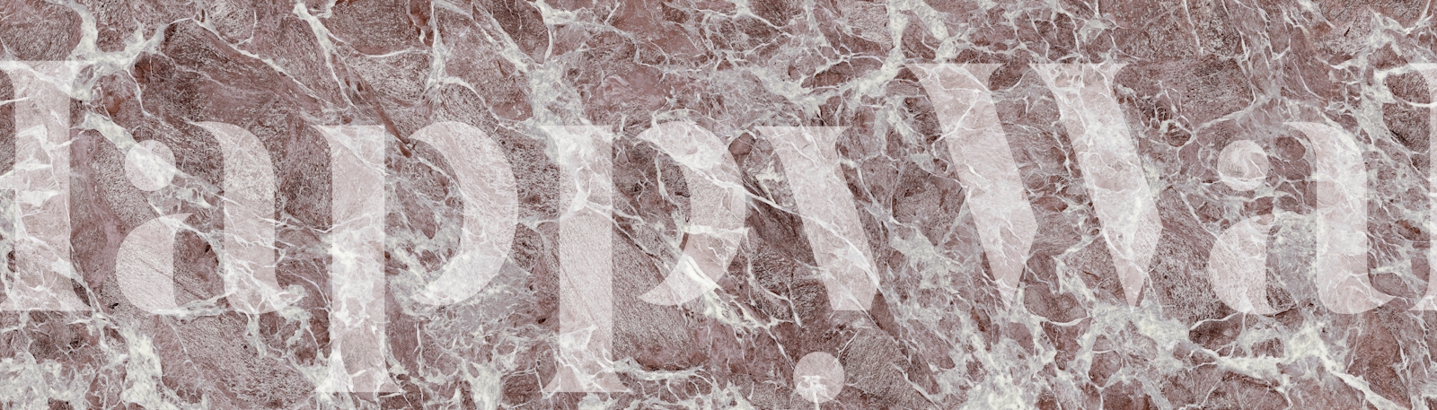 Rosso Breccia Marble Wallpaper for Modern Decor