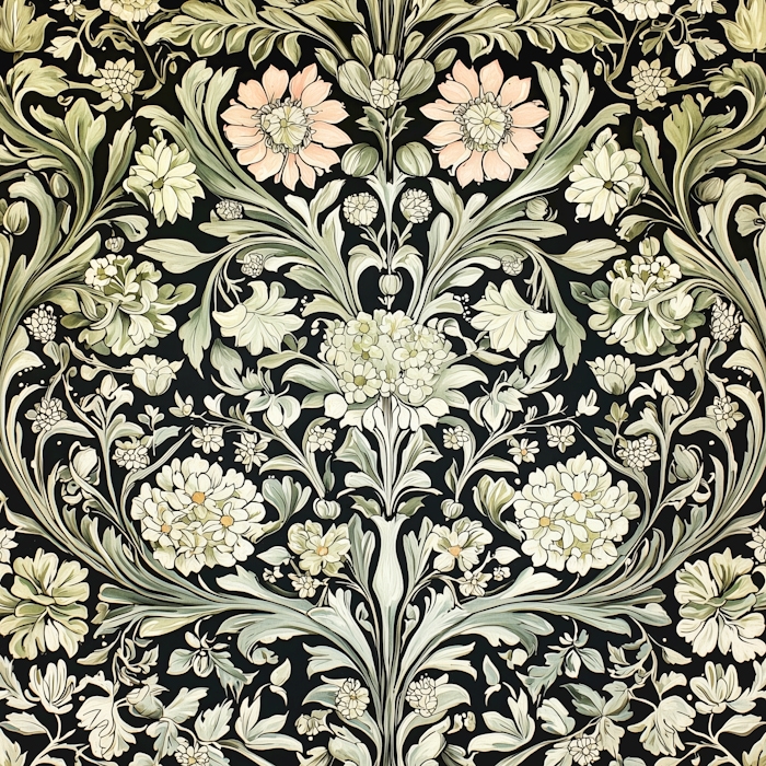 Victorian Floral Theme - Happywall