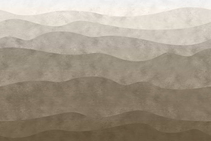 Calm Brown Abstract Wave Wallpaper